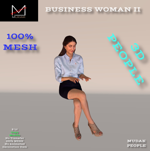 Second Life Marketplace - MUDAK PEOPLE - BUSINESS WOMAN II